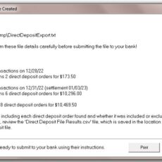 Direct Deposit file Creator | Big Red Consulting Big Red Consulting